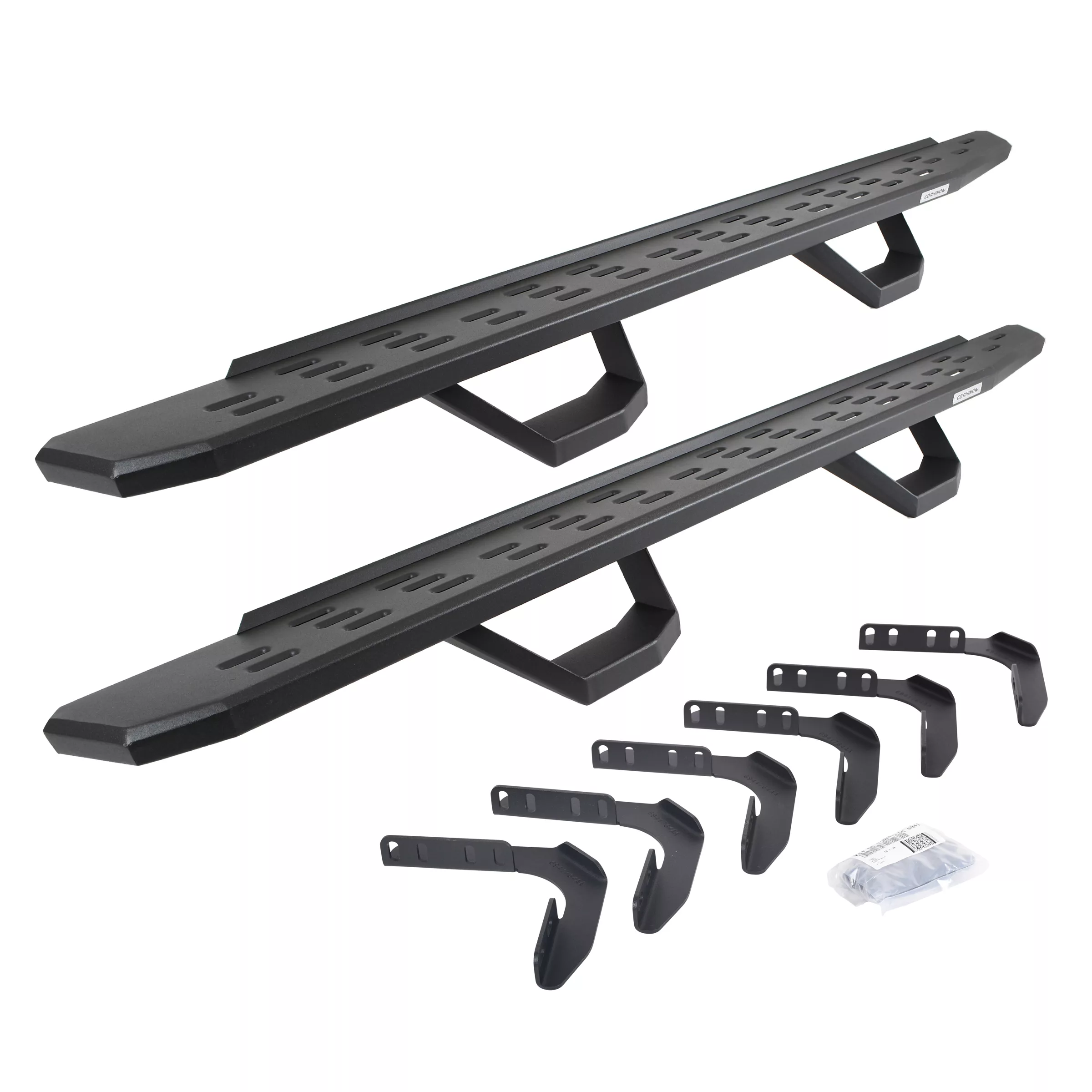 RB30 Running Boards with Mounting Brackets, 2 Pairs Drop Steps Kit | Go ...