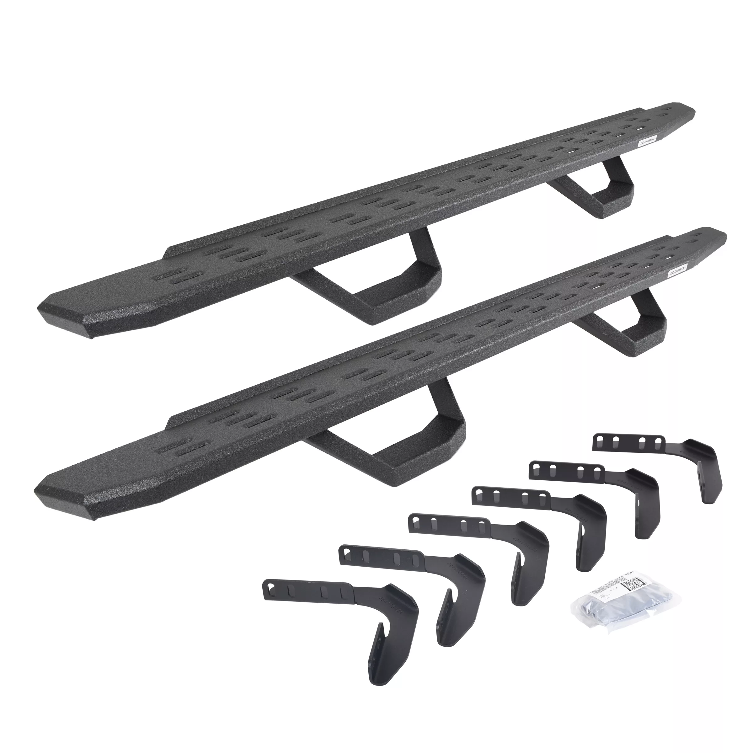 RB30 Running Boards with Mounting Brackets, 2 Pairs Drop Steps Kit | Go ...