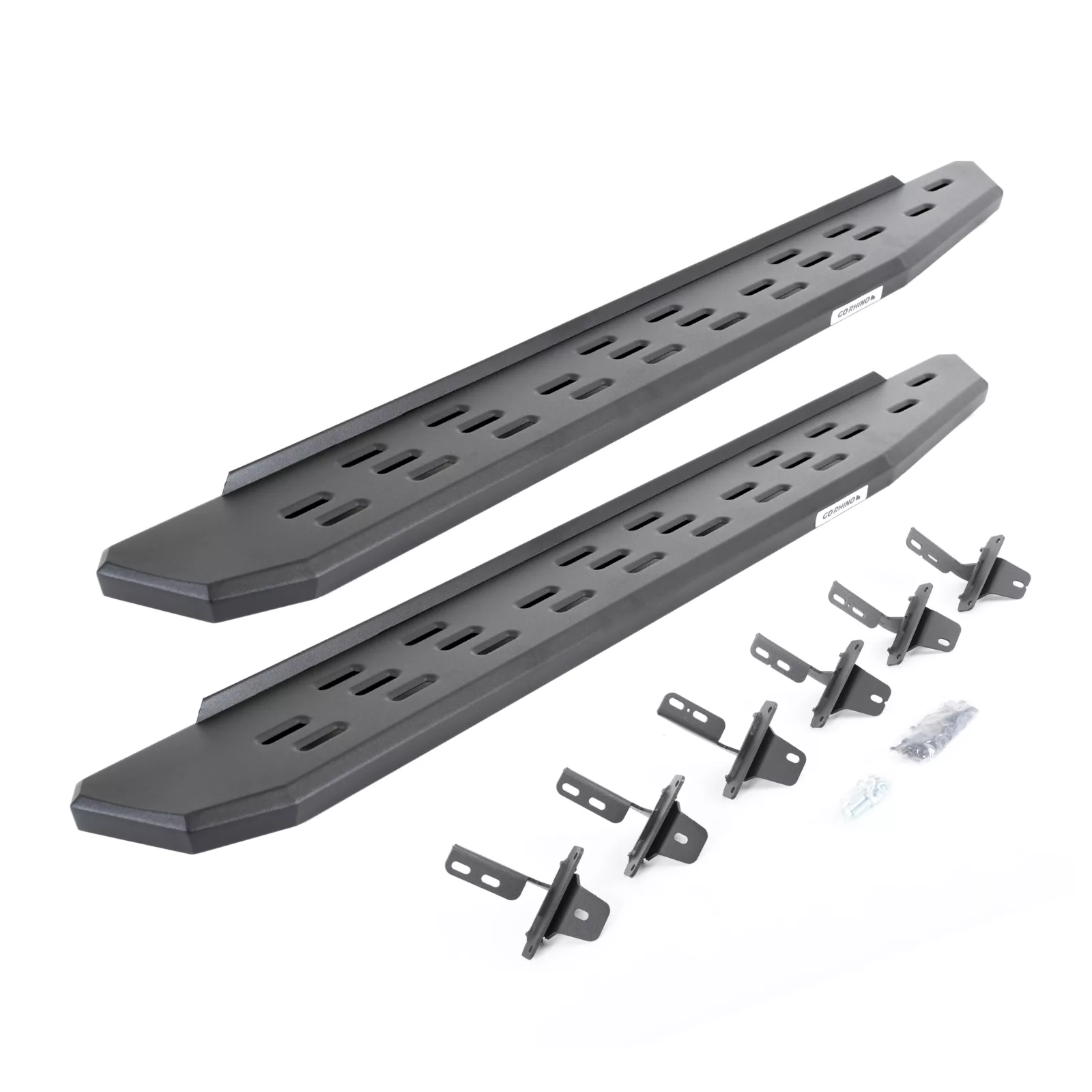 RB30 Running Boards with Mounting Bracket Kit | Go Rhino
