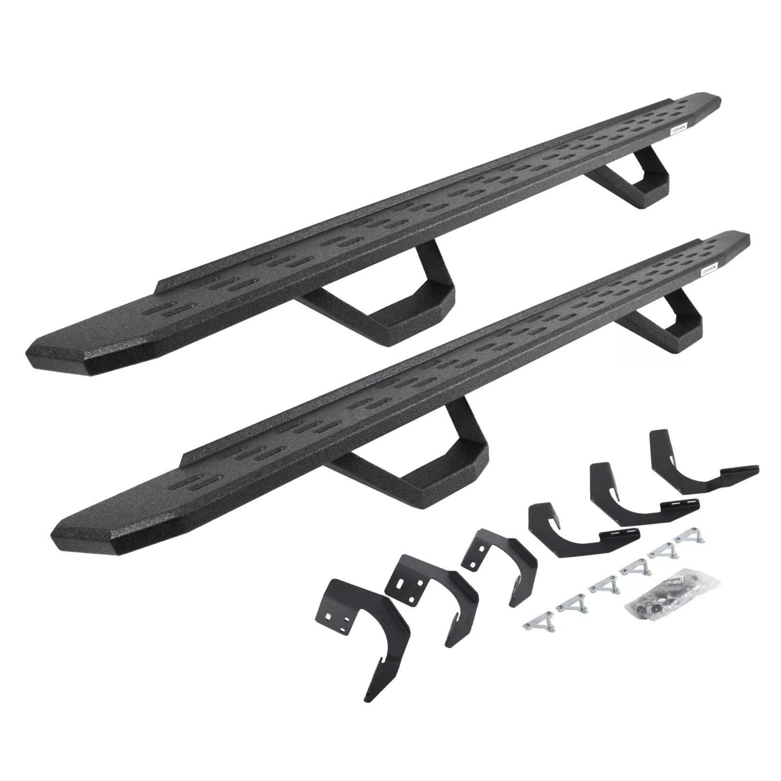RB30 Running Boards with Mounting Brackets, 2 Pairs Drop Steps Kit | Go ...