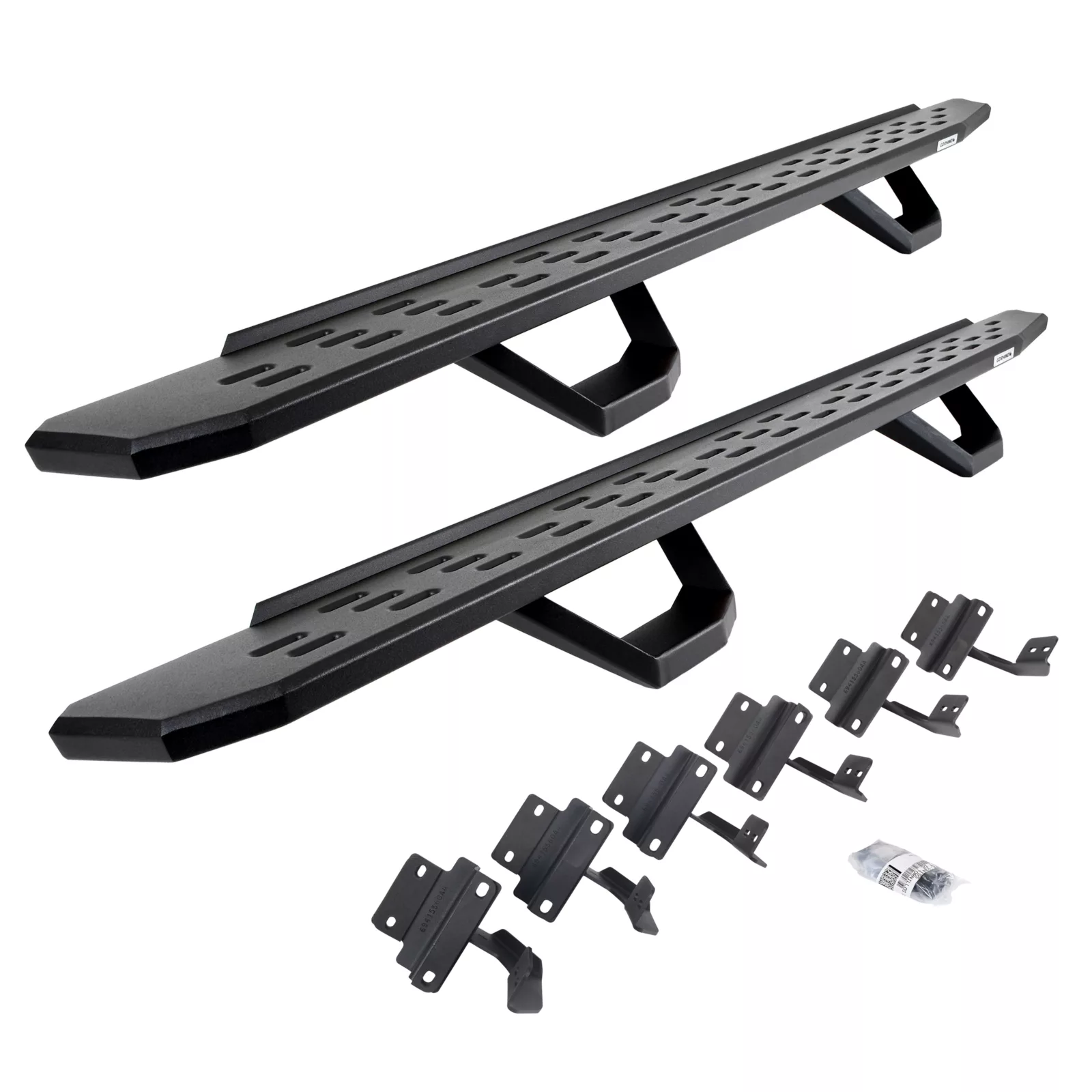 RB30 Running Boards with Mounting Brackets, 2 Pairs Drop Steps Kit