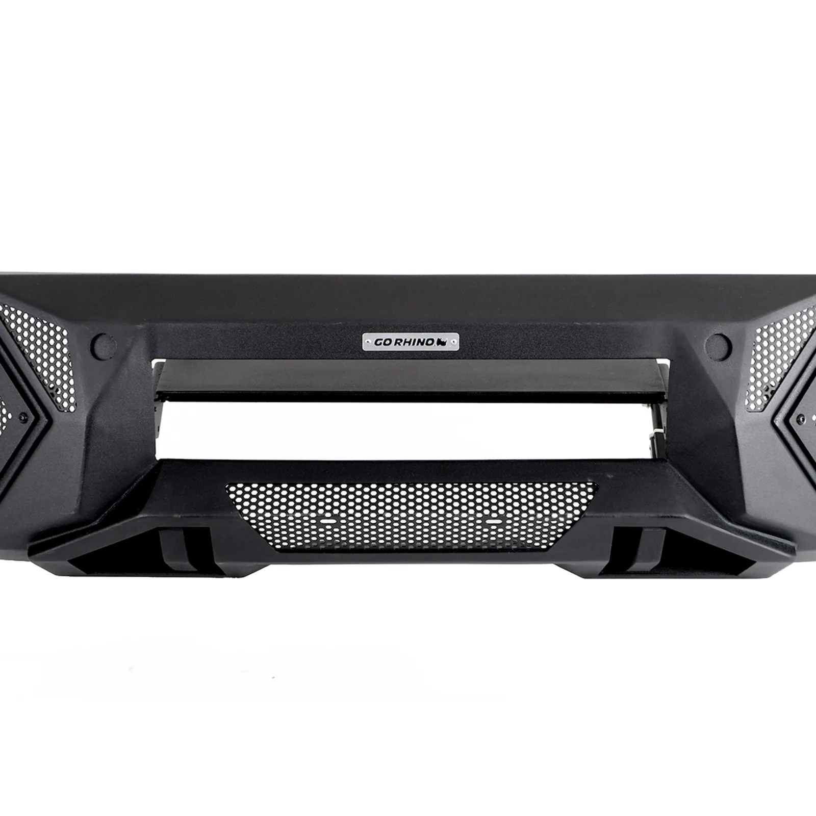 Element Front Bumper with Power Actuated Hide-Away Light Bar Mount
