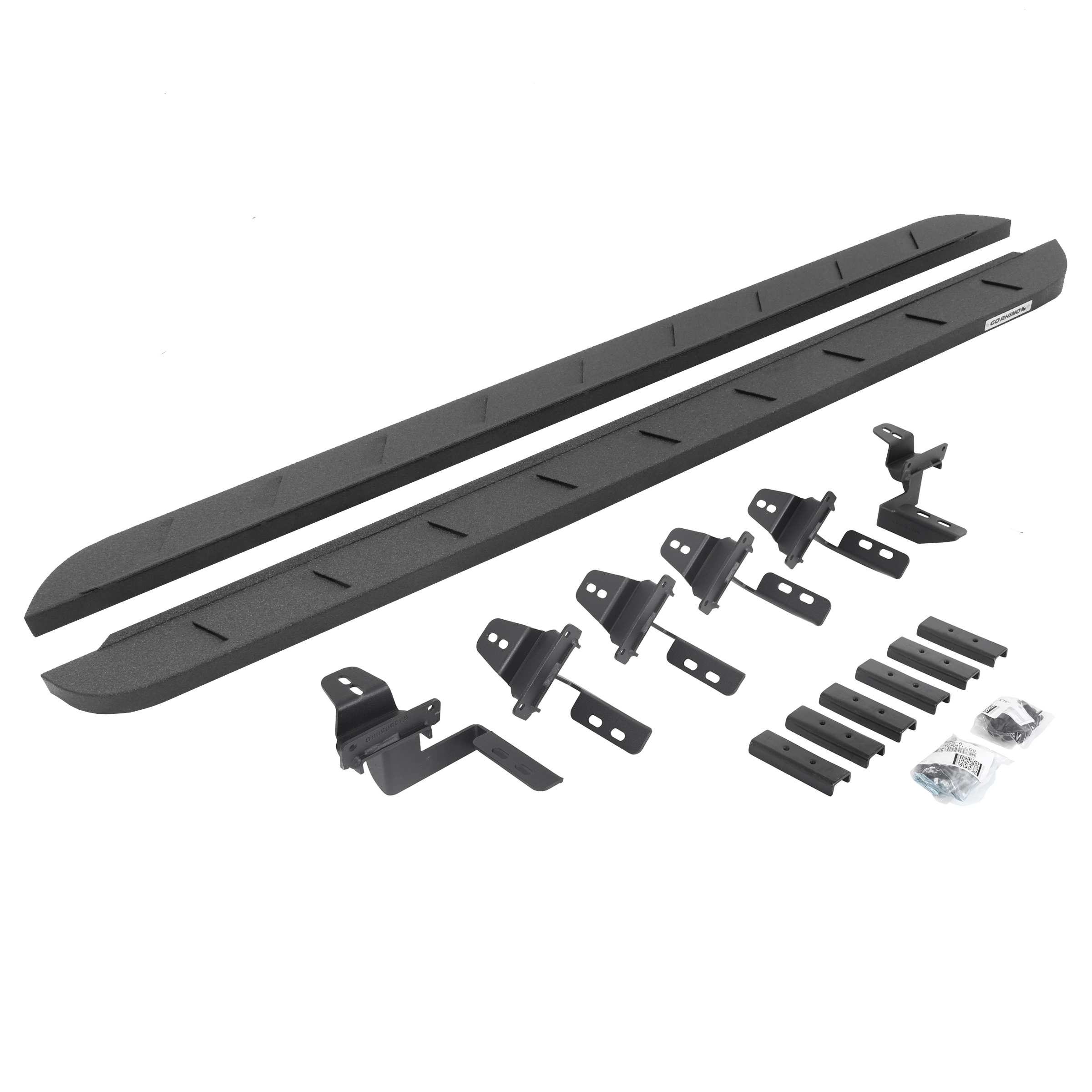 RB10 Slim Line Running Boards with Mounting Brackets Kit