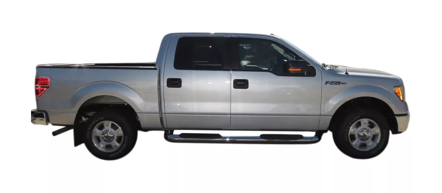 Trail FX 4 Inch Round Bent Pol Stainless Steel Without End Caps Rocker ...