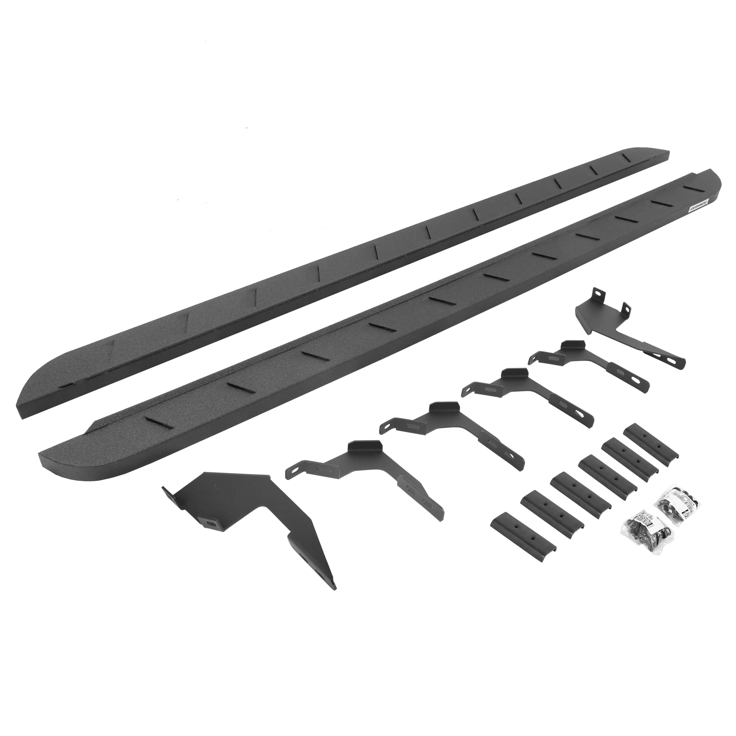 RB10 Slim Line Running Boards with Mounting Brackets Kit