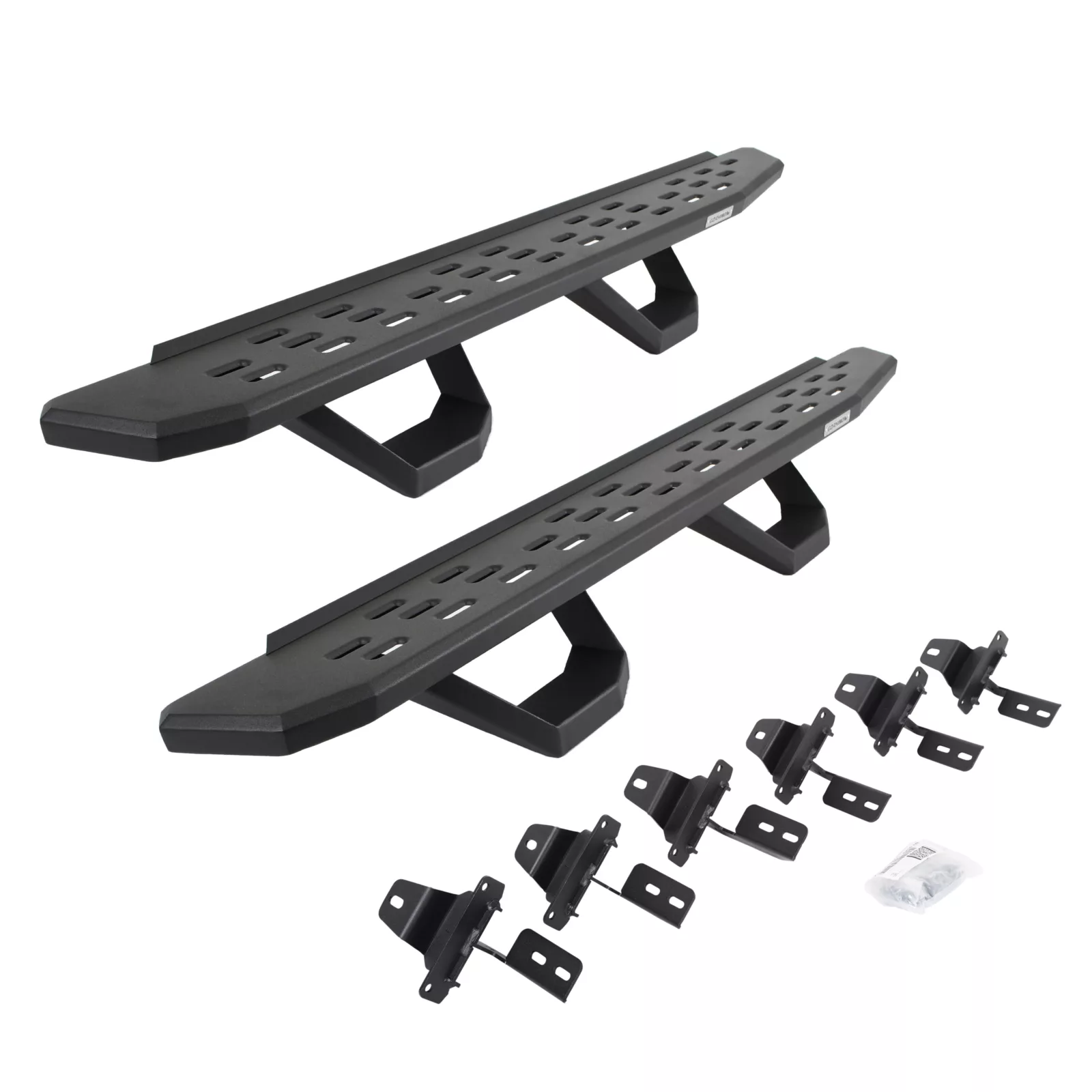 RB30 Running Boards with Mounting Brackets, 2 Pairs Drop Steps Kit | Go ...