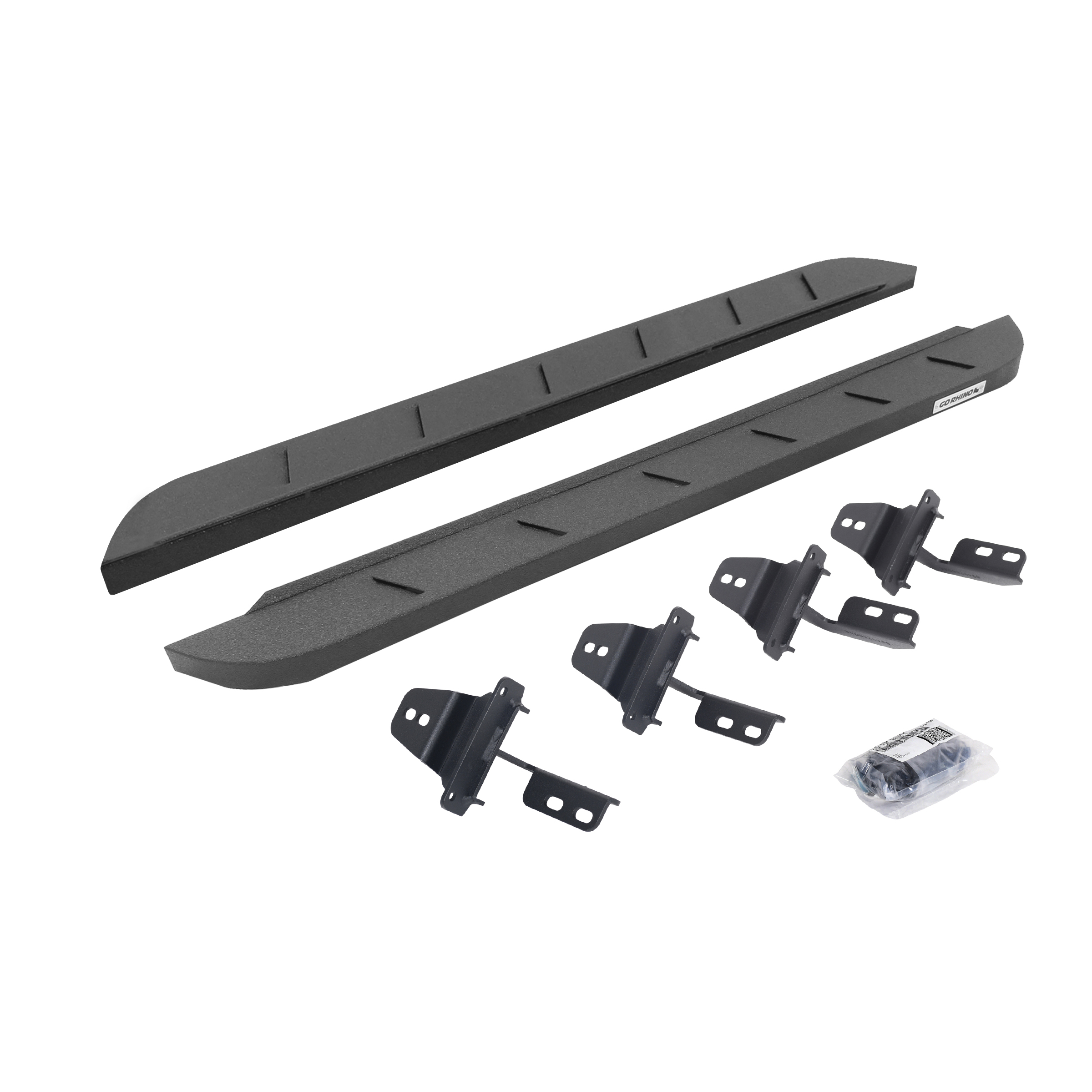 RB10 Slim Line Running Boards with Mounting Brackets Kit
