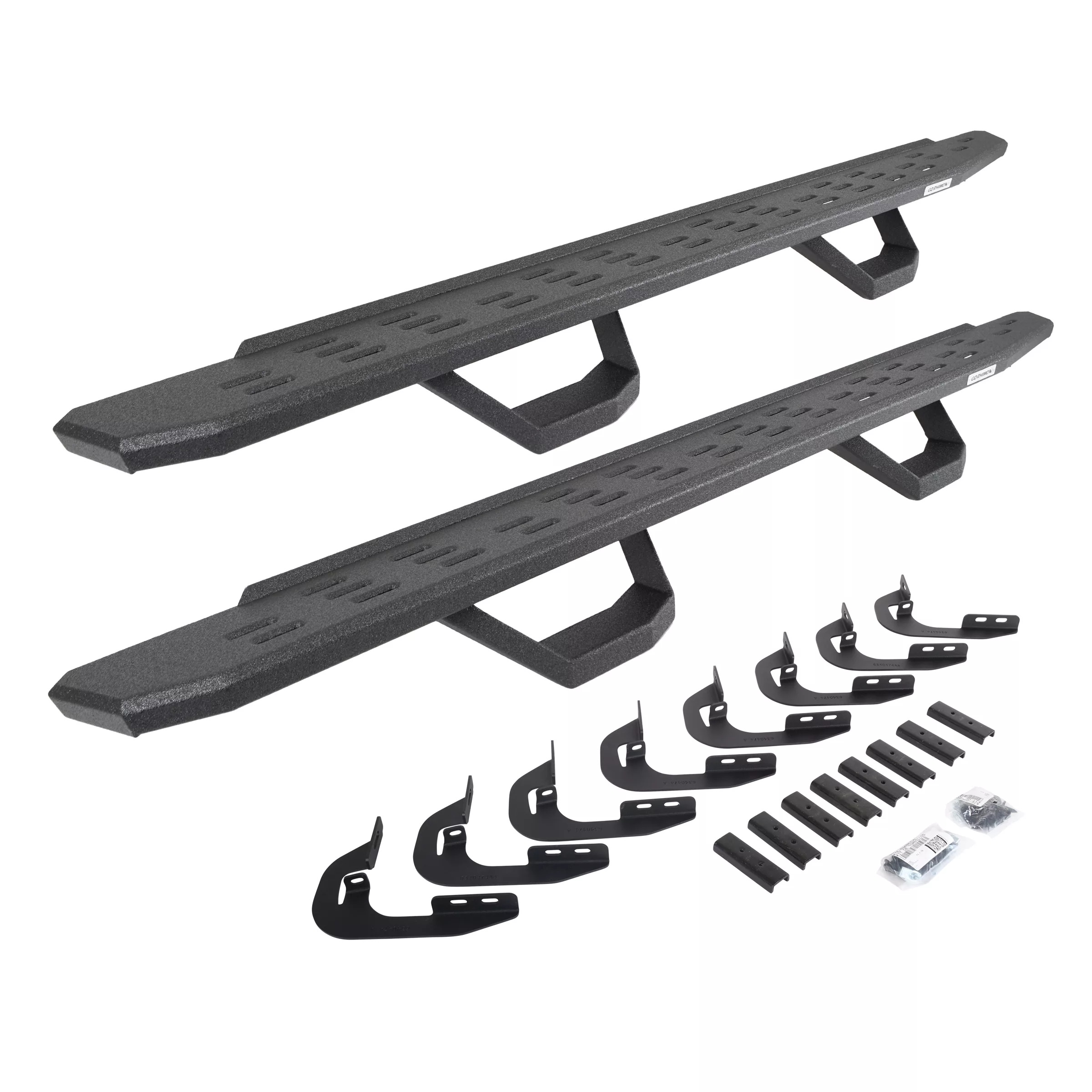 RB30 Running Boards with Mounting Brackets, 2 Pairs Drop Steps Kit | Go ...