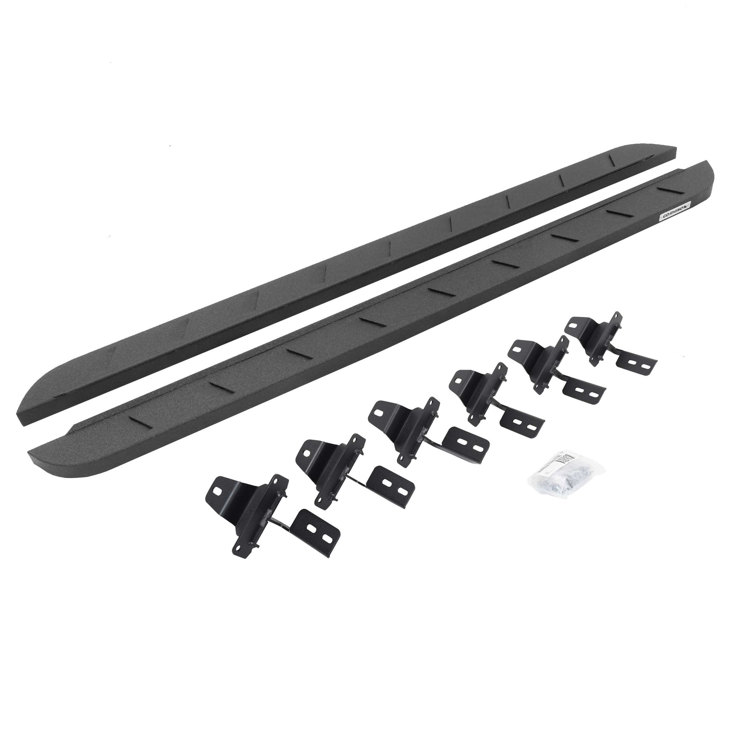 RB10 Slim Line Running Boards with Mounting Brackets Kit