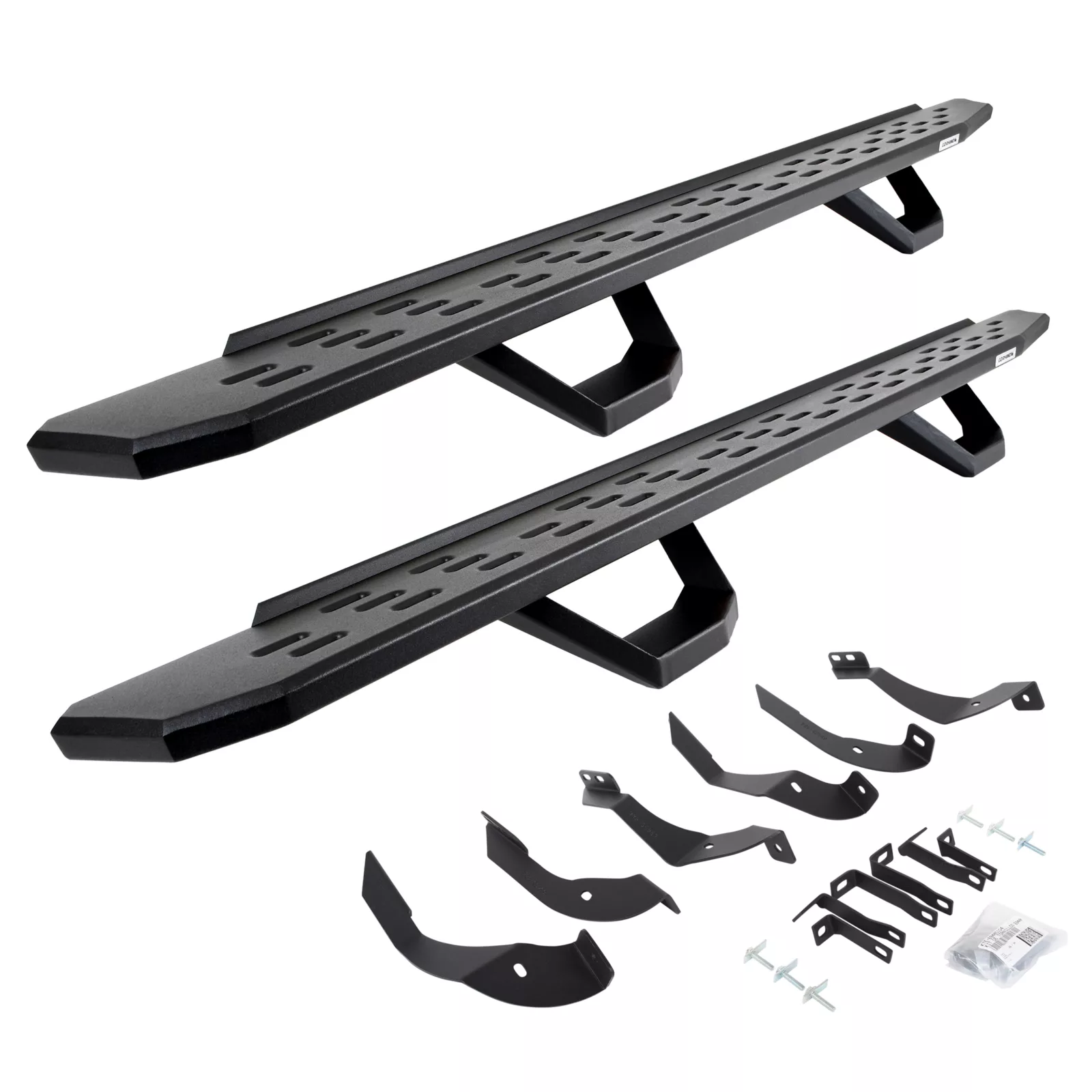 RB30 Running Boards with Mounting Brackets, 2 Pairs Drop Steps Kit