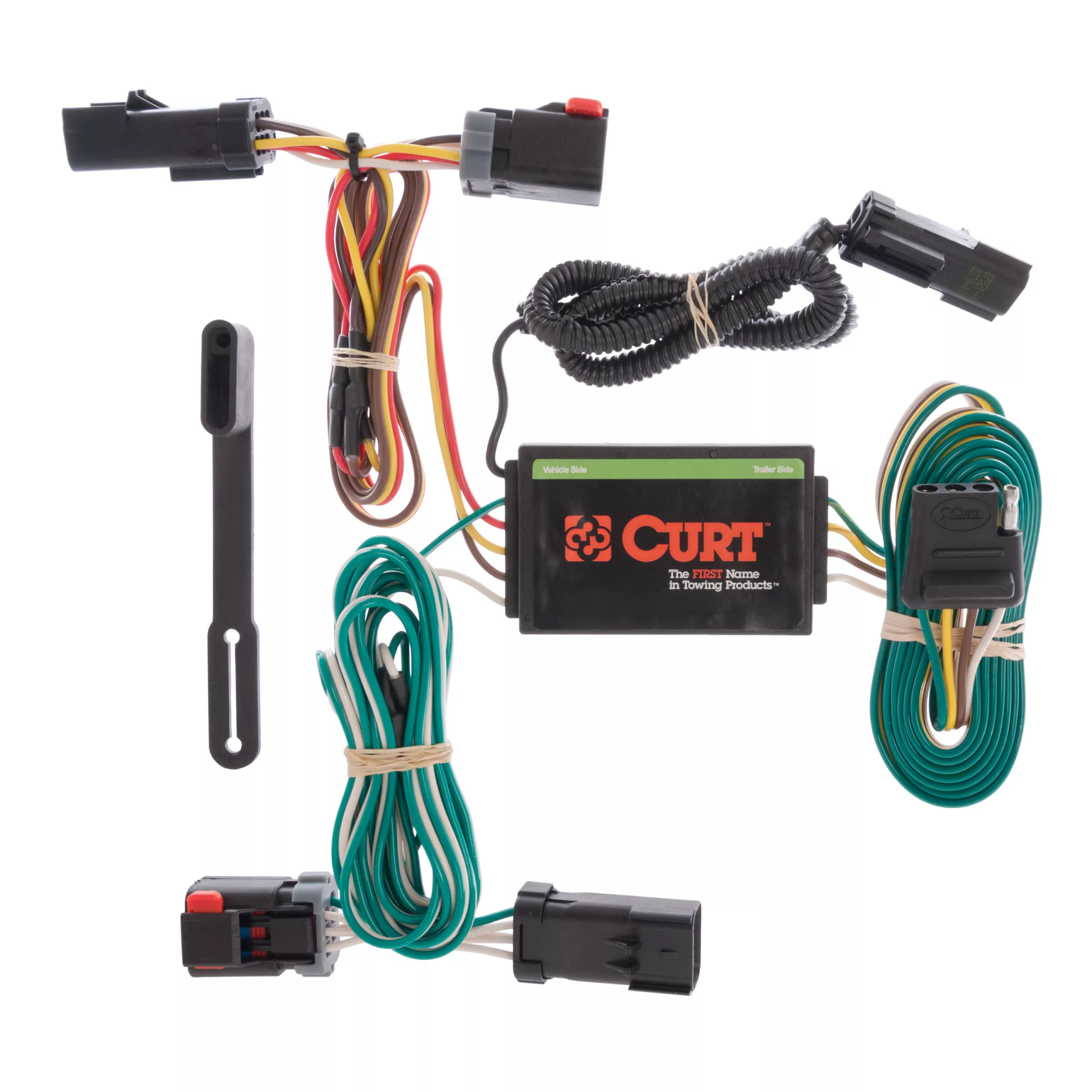 CURT Custom Wiring Harness, 4-Way Flat Output, Select Chrysler Pacifica