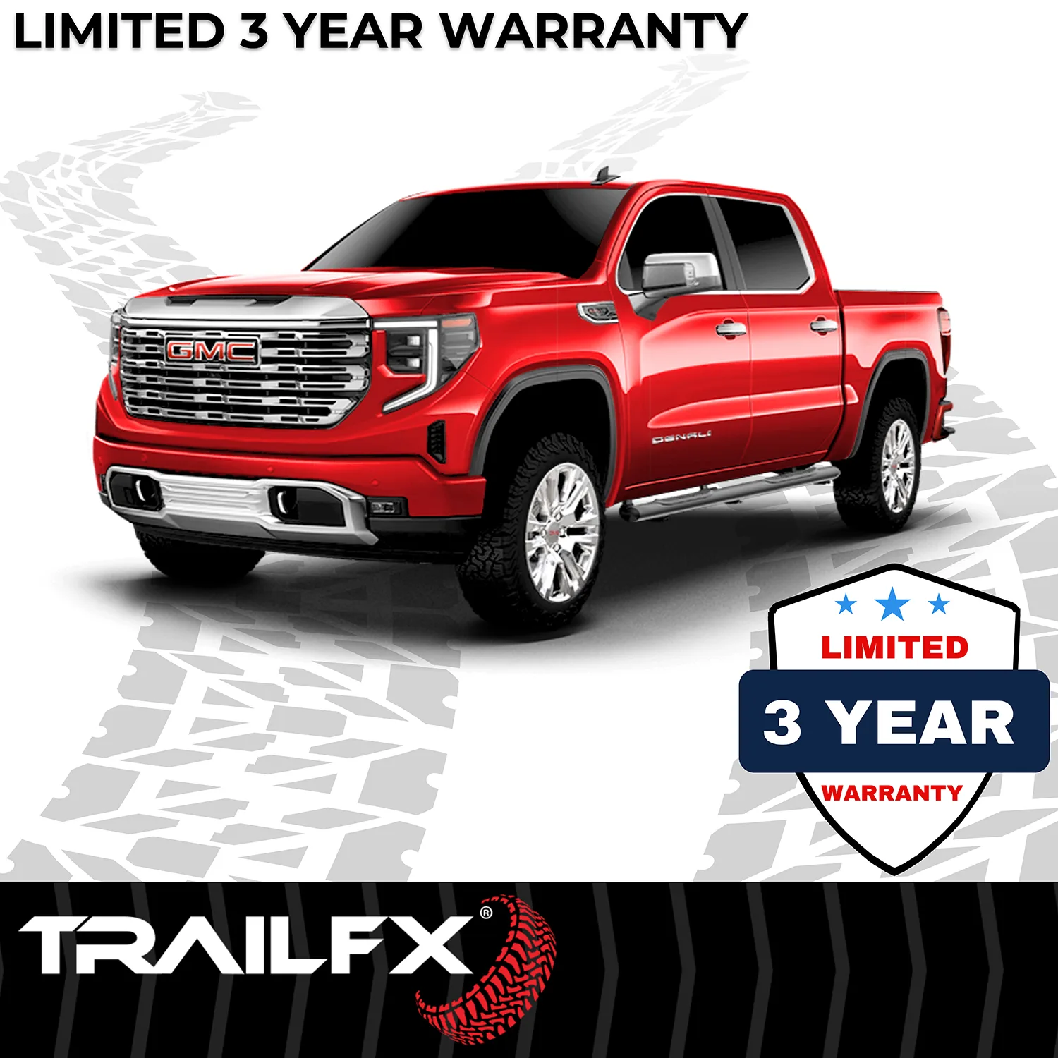 Trail FX TFX 5" Oval Straight Side Bars 5 Inch Oval Straight Powder ...